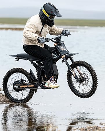 GT73 Electric Dirt Bike for Adults | Max 60KM/H & 130KM Range, 2400W Electric Bike with 1747Wh ...