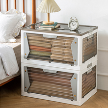 HOTRCR Extra Large Plastic Storage Boxes with Lid, Clear Heavy Duty ...