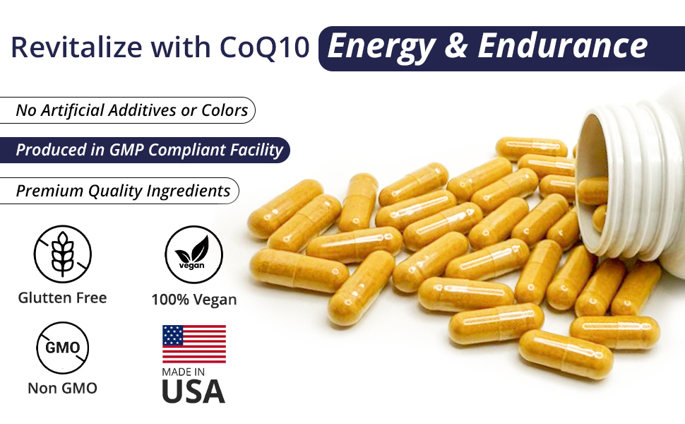 Amazon.com: WOW Supplements CoQ10 100 mg with Hawthorn Berry - High Absorption CoQ10 100mg for ...