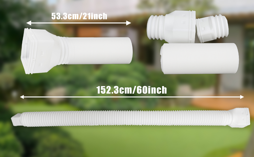 2 Pack Drain Downspout Diverter Rain Gutter Downspout Extensions ...