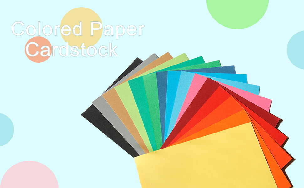 sourcing map Cardstock Scrapbook Paper 8.3" x 11.7", 92 lb/250gsm ...