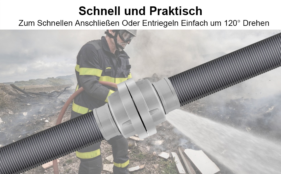 Storz Kupplung 2 Zoll Festkupplung mit Dichtung C-Kupplung mit Innengewinde Alu Schlauchkupplung ...