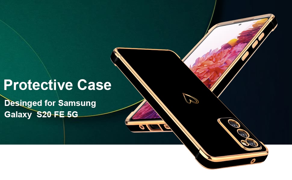 Lafunda Hülle kompatibel mit Samsung Galaxy S20 FE 5G/4G Handyhülle Mädchen Liebesherz ...