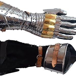 Amazon.com: THOR INSTRUMENTS Medieval Articulated Gauntlets with Brass ...