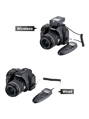 JJC Wireless Remote Control Wired Shutter Release Cord Intervalometer Timer for Fujifilm Fuji X ...