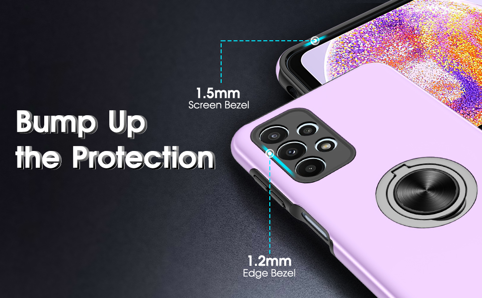 Amazon.com: Gritup Galaxy A23 5G Case, Samsung Galaxy A23 5G Case with HD Screen Protector ...