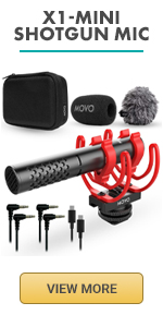 Amazon.com: Movo VXR10-PRO External Video Microphone for Camera with Rycote Lyre Shock Mount ...