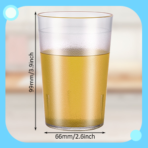 Amazon.com | Meanplan 72 Pack Restaurant Grade 8 oz Plastic Cup Break ...