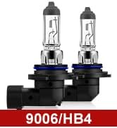 WinPower 9012 HIR2 Halogen Headlight Bulbs, 55W 4300K Super Bright Warm White High Low Beam ...
