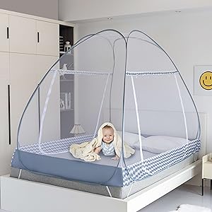 Amazon.com: Mosquito Net Pop Up Ten,Folding Netting Bed Tent,Portable Mosquito Netting with ...