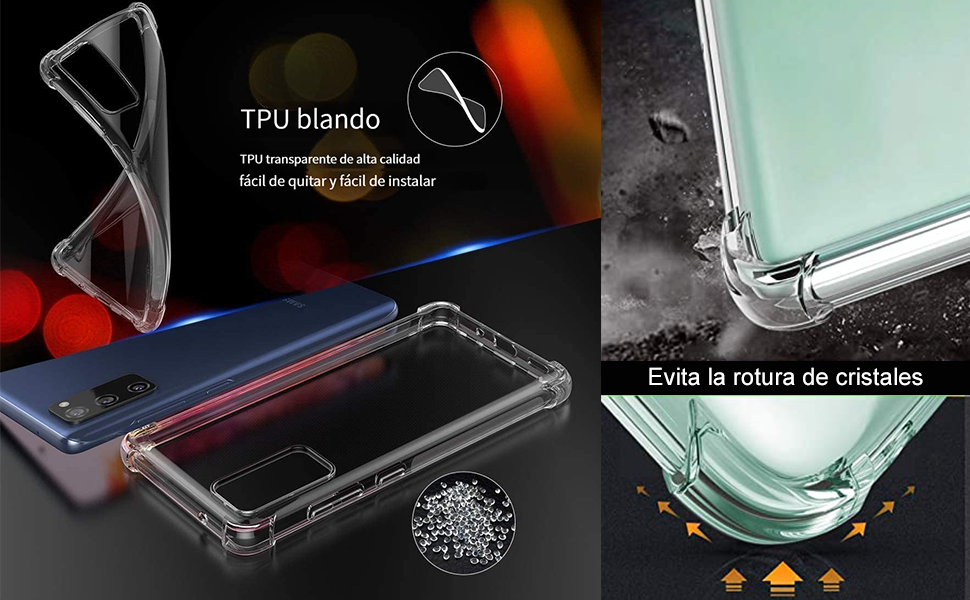 USTIYA Funda para Samsung Galaxy S20 FE 5G y S20 Lite Case S20Lite Carcasa Bumper,Shock ...