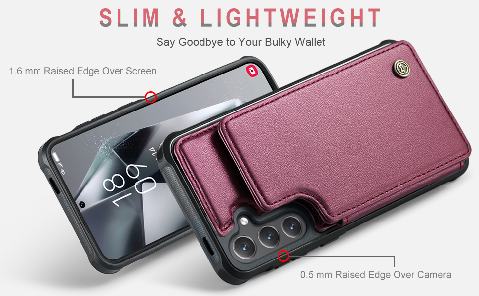 Amazon.com: Vinich for Samsung Galaxy S24 Plus Wallet Case with Card Holder, RFID Blocking ...