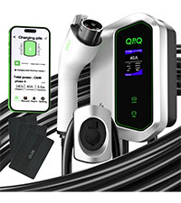 Amazon.com: QPQ Level 2 EV Charger 48Amp 240V EV Chargers for Home Level 2 with NEMA 14-50 Plug ...