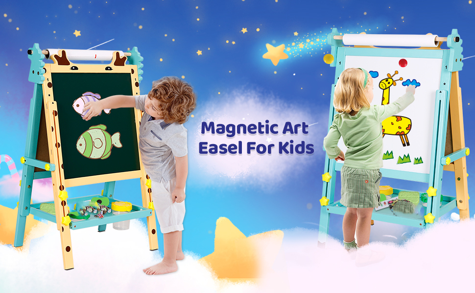 Kinder Spiel Tafel aus Holz|schreibtafel kinder,Kinder Kreidetafel Holzkreidetafel Doppelseitige ...