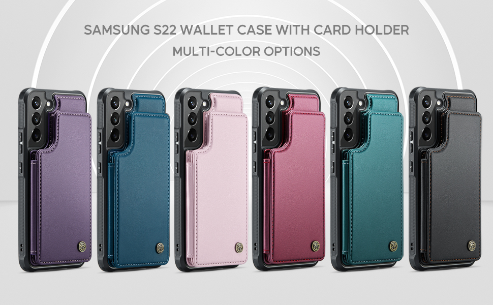 Amazon.com: Vinich for Samsung Galaxy S22 Wallet Case with Card Holder, RFID Blocking Credit ...