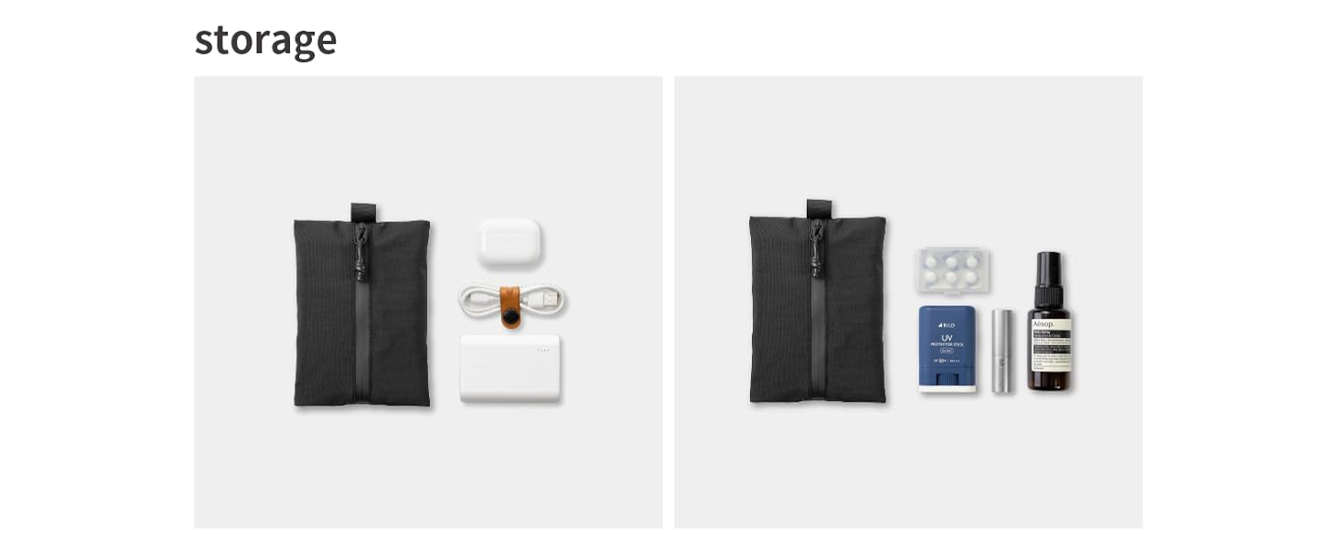 Amazon.co.jp: [ aso ]TOFTPOUCH LIGHT (タフトポーチ ライト) 耐水ポーチ 小型 小物入れ ガジェット コスメ 収納 ブラック マチなし Mサイズ tf ...