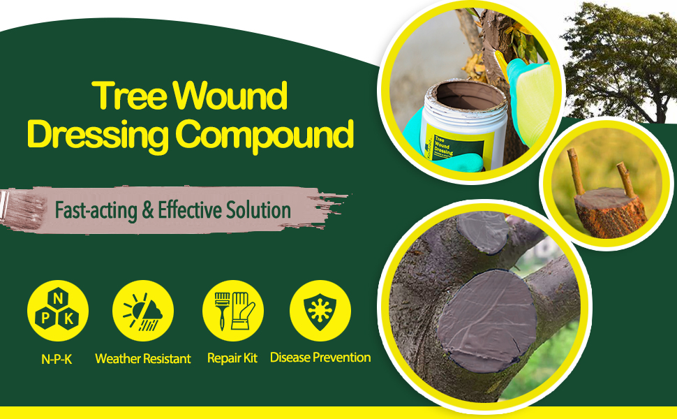 Amazon.com: Konload Tree Wound Sealer-500g Tree Wound Dressing for Damaged Trees Bark Repair ...