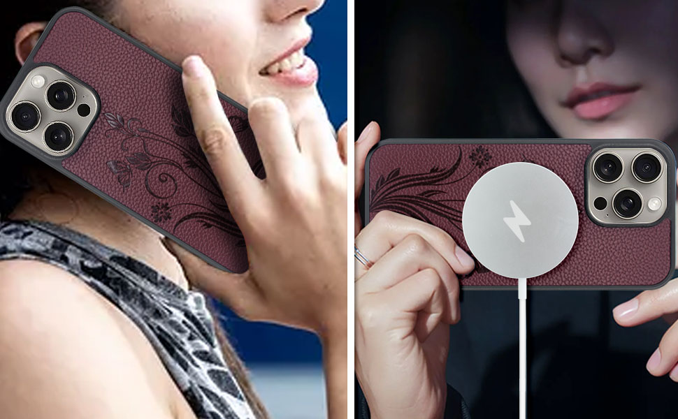 Amazon.com: Lacass Compatible with MagSafe Case Wallet for iPhone 15 Pro Max 6.7 inch, 2 in 1 ...