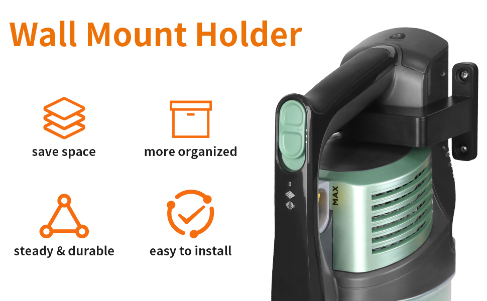 Amazon.com: Wall Mount Holder for Shark IX141 IZ562H IZ682H IZ361H IZ462H IZ163H IZ363HT IZ483H ...