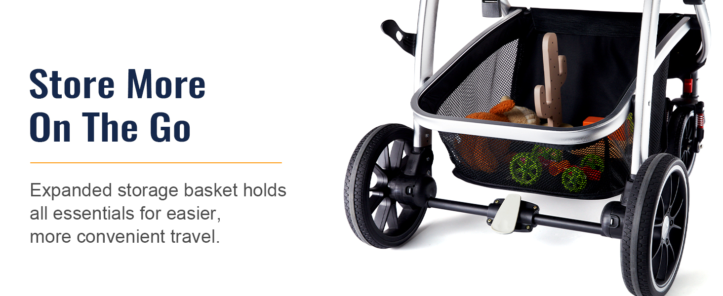 Amazon.com : Hagaday Baby Stroller, 2-in-1 Reversible Toddler Seat with Bassinet Mode, Foldable ...