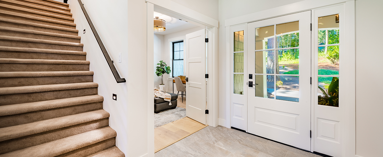 KOLET Offset Door Hinges, 4 Inches Expandable Door Hinges, 1/4" Radius Corner Ball Bearing ...