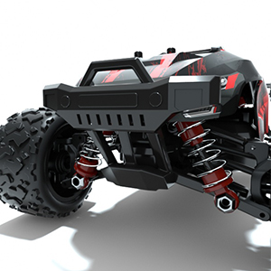 Amazon.com: RC Monster 1:18 Scale Remote Control Truck, 38KM/H High Speed 4WD RC Cars ...