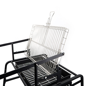 Amazon.com: 360 degrees Rotating Charcoal Grills, Stainless Steel BBQ Grill Portable Outdoor ...