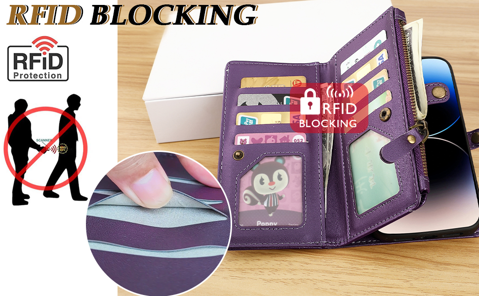 Amazon.com: DKDKSIP for iPhone 15 Pro Max Wallet Case for Women, Support Wireless Charging with ...