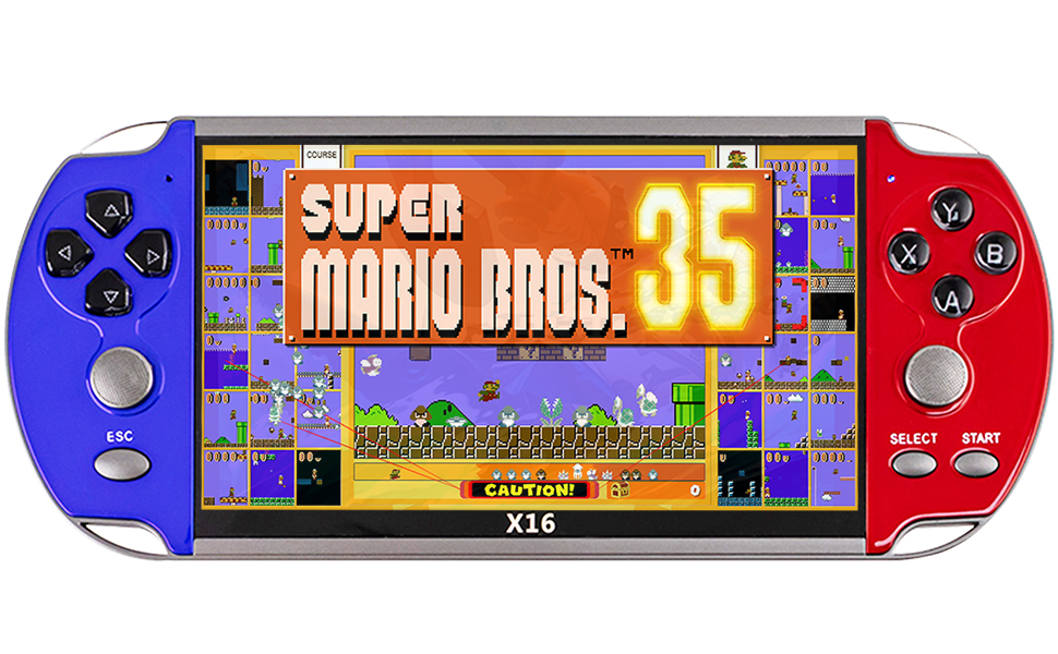 Amazon.com: FAITDER X16 Handheld Game Console 6.5 Inch HD Screen Retro ...