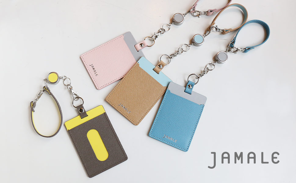 Amazon | [Jamale] ID カードホルダー パスケース レディース 日本製 ブランド：アイスグレー | 定期入れ