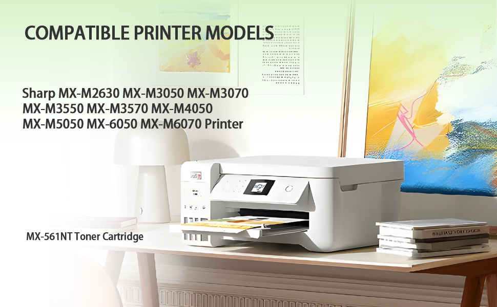 Amazon.com: Allton MX-561NT MX561NT Black Toner Cartridge Replacement for Sharp MX-M2630 M3050 ...