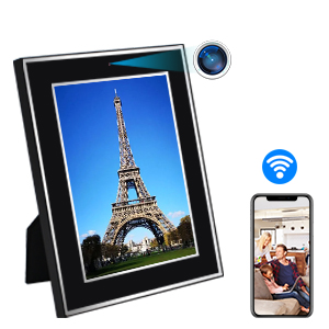 KAMREA Picture Frame Spy Camera, HD 1080P WiFi Photo Frame Hidden ...