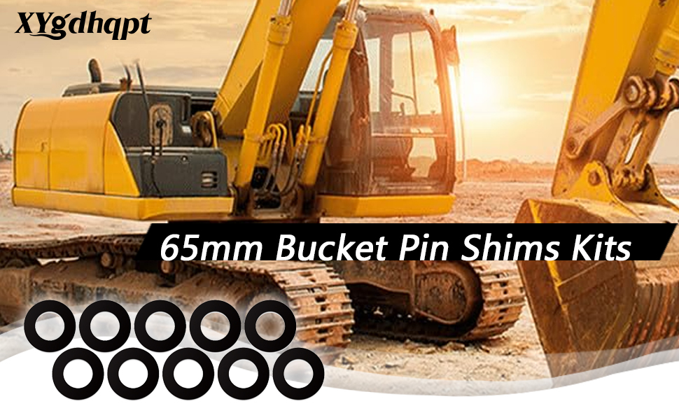 Amazon.com: XYgdhqpt 10PCS 65mm Excavator And Skid Steer Bucket Pin Shims Kit,Bucket Pin Shims ...