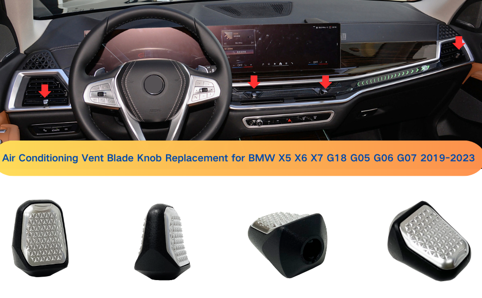 Amazon.com: Y-QIPED for BMW G07 x7 AC Air Vent Outlet Knob,AC Air Vent Outlet Knob for BMW X5 X6 ...