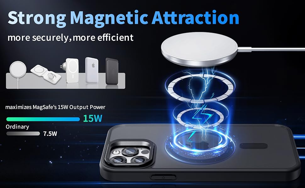 Amazon.com: Norllben Magnetic for iPhone 12 Pro Case with Stand, Compatible with Magsafe ...