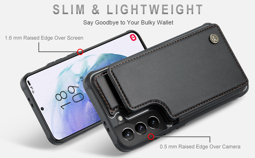 Amazon.com: Vinich for Samsung Galaxy S21 Plus Wallet Case with Card Holder, RFID Blocking ...