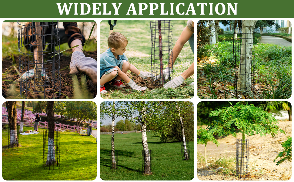 Amazon.com : Tree Trunk Protector, 6 Pcs Plant Guard Protectors with ...