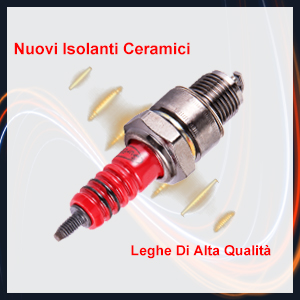 GOOFIT Candela di accensione E6TC sostituzione per 50cc 70cc 90cc 110cc ATV 150 ciclomotore ...