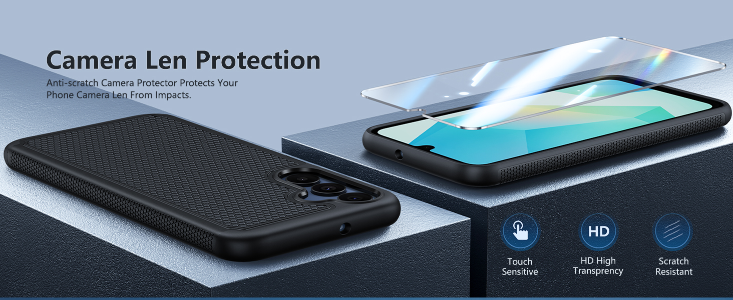 FNTCASE for Samsung Galaxy A16-4G/5G Case: Dual Layer Protective Heavy Duty Cell Phone Cover ...