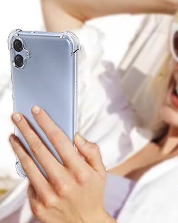 Amazon.com: Osophter for Samsung Galaxy A04E Case: Clear Transparent with Screen Protector TPU ...