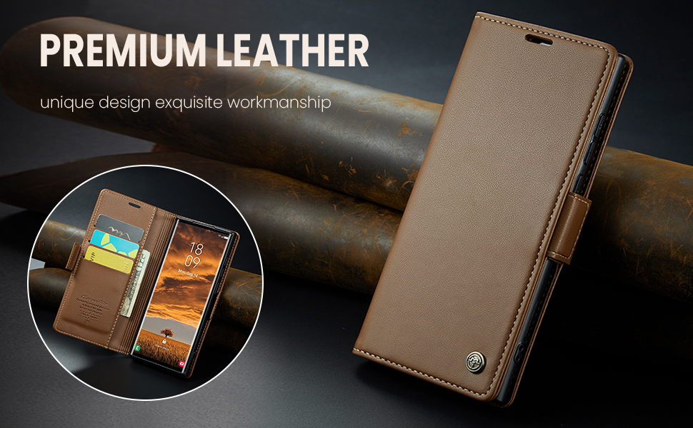 Amazon.com: SINIANL Samsung Galaxy S24 Ultra Wallet Case with RFID Blocking, Samsung S24 Ultra ...