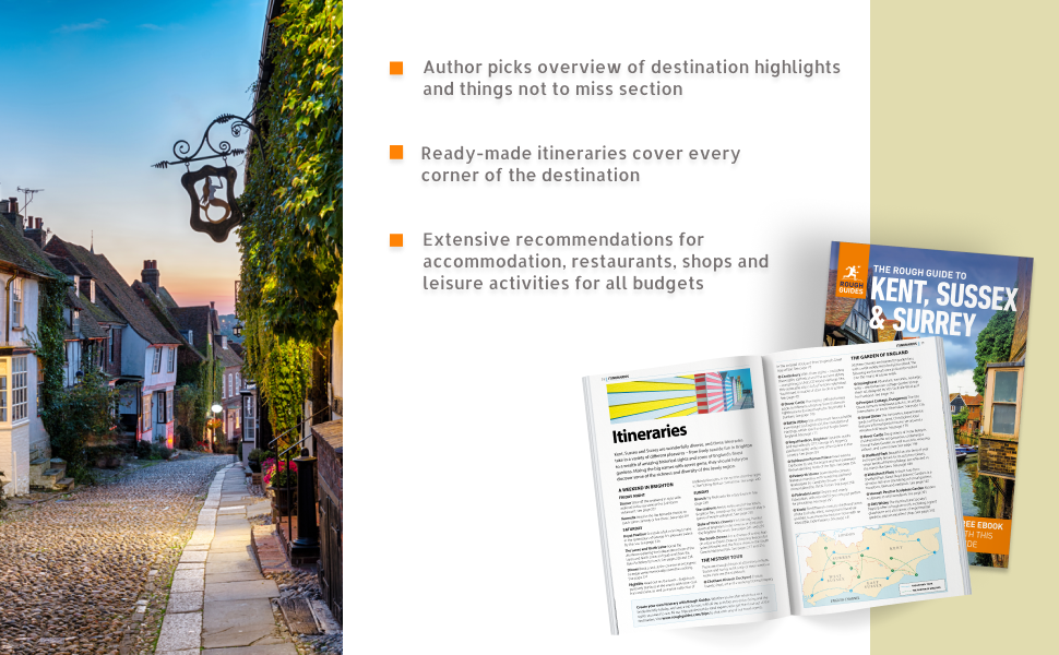 The Rough Guide to Kent, Sussex and Surrey: Travel Guide with eBook (Rough Guides Main Series ...