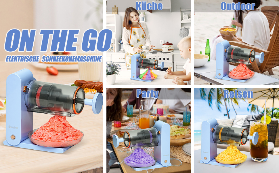 Amazon.de: Enleber slushy Maker und Slush EIS Maschine，Crushed Ice Tragbare Prämie Slush ...