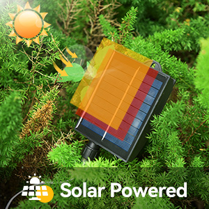 Cnkeeo Solar Garden Outdoor Firefly Lights: 4 Pack 8 LED Solar Powered Firefly Lights Waterproof ...