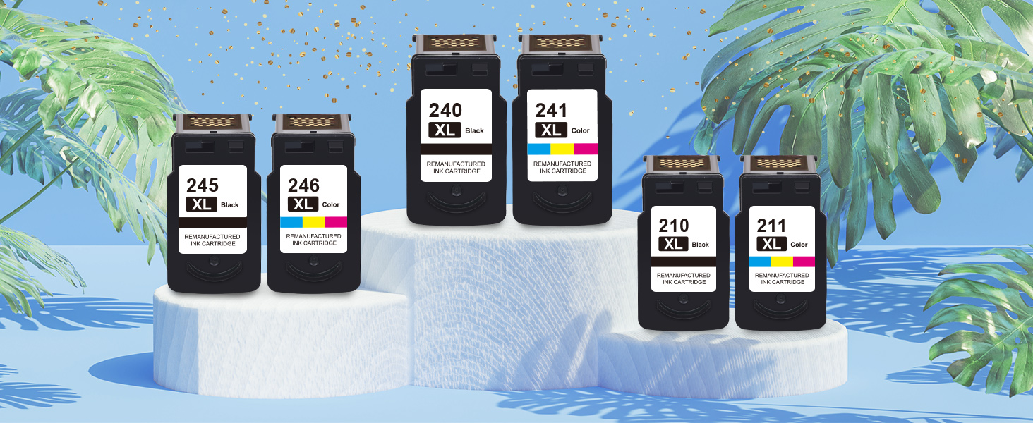 Amazon.com: myCartridge SUPRINT 245XL 246XL Combo Pack Ink Cartridge Replacement for Canon 245XL ...