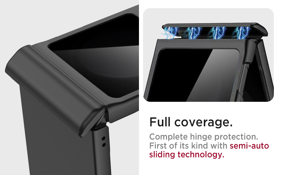 Amazon.com: Miimall for Samsung Galaxy Z Flip 5 Case with Privacy Screen Protector, Full Body ...