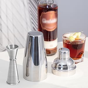 Amazon.com: Jigger for Bartending, Briout Double Cocktail Jigger Japanese Premium 304 Food Grade ...