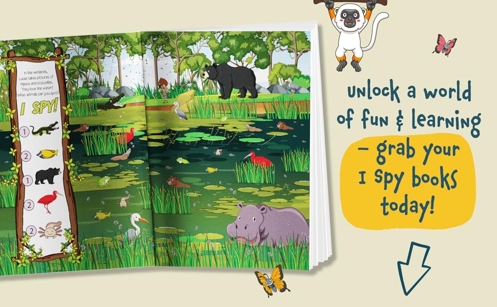 I Spy Animals Around the World: Spot your favorite animals from every ...