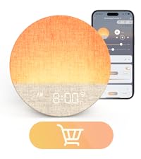 Amazon.com: Dreamegg Sunrise 1 - Sunrise Alarm Clock, Sound Machine for Sleep, Customizable ...