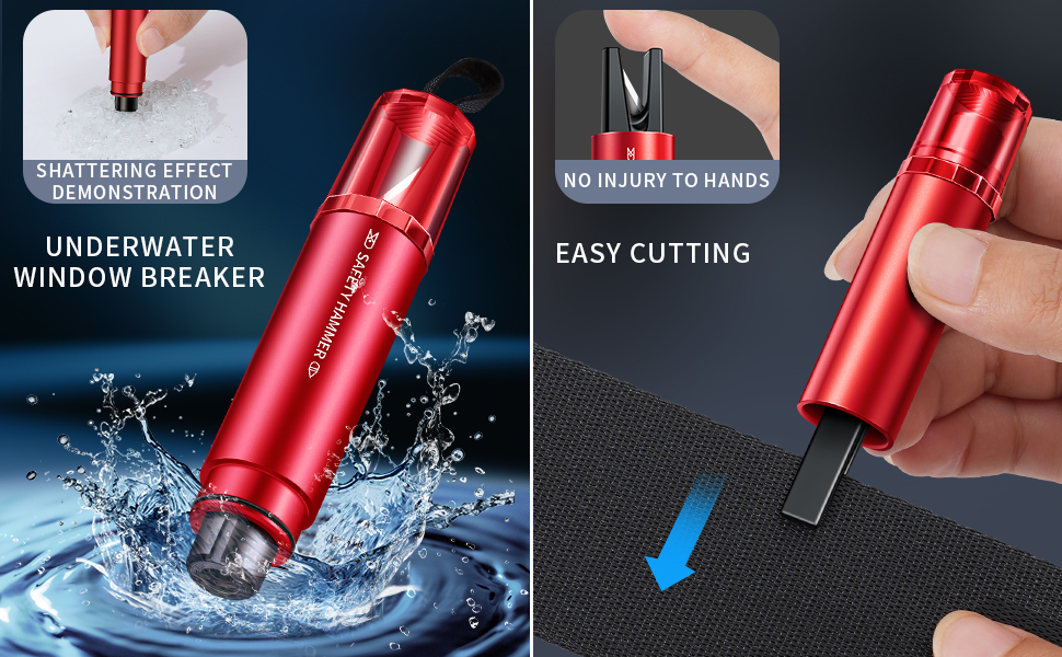 Amazon.com: Emergency Car Window Breaker, Car Spring Loaded Window Punch, Essential Window ...